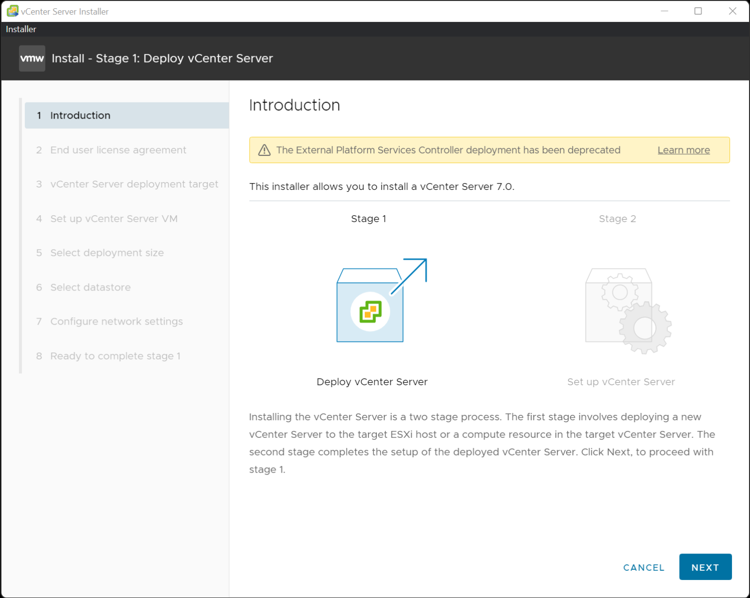 VMware Tutorial: Install and Configure vCenter Server 7 - noobquestions