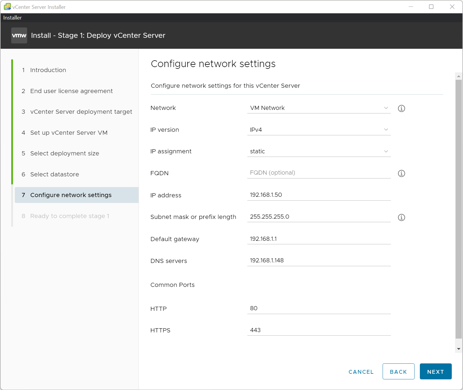 VMware Tutorial: Install and Configure vCenter Server 7 - noobquestions
